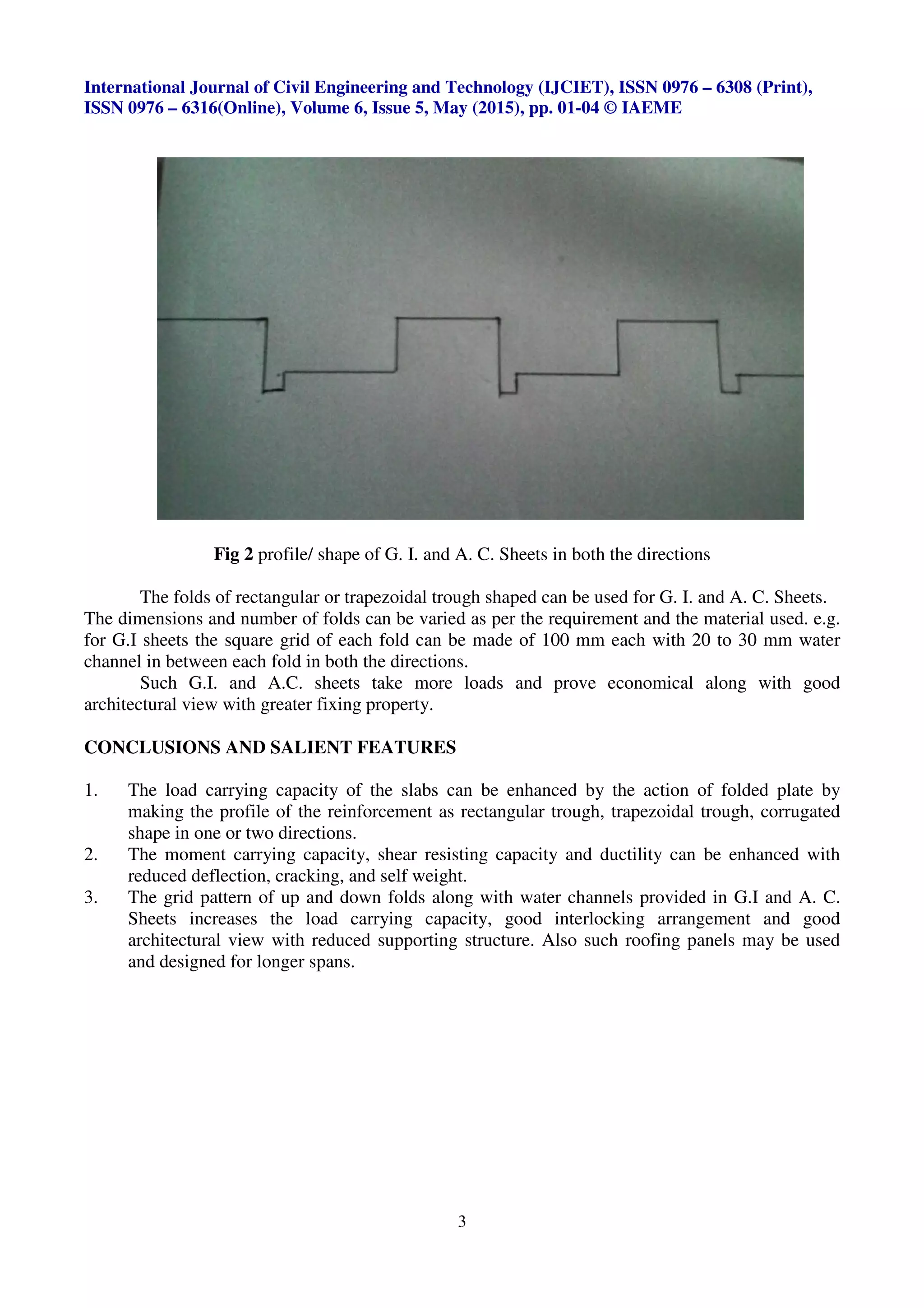 ENHANCED LOAD CARRYING CAPACITY OF ROOFING ELEMENTS | PDF