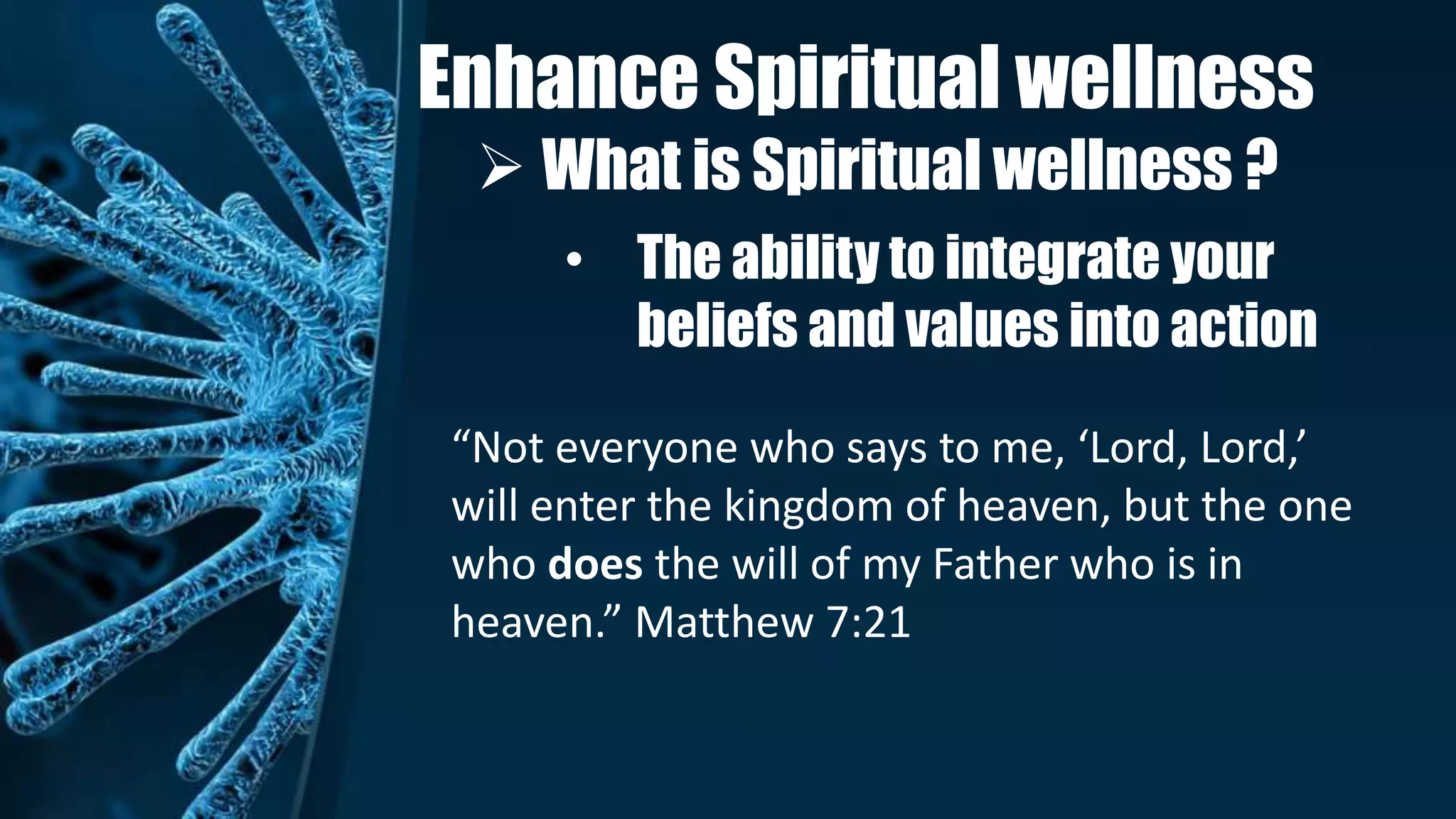 Enhance Spiritual Wellness | PPTX