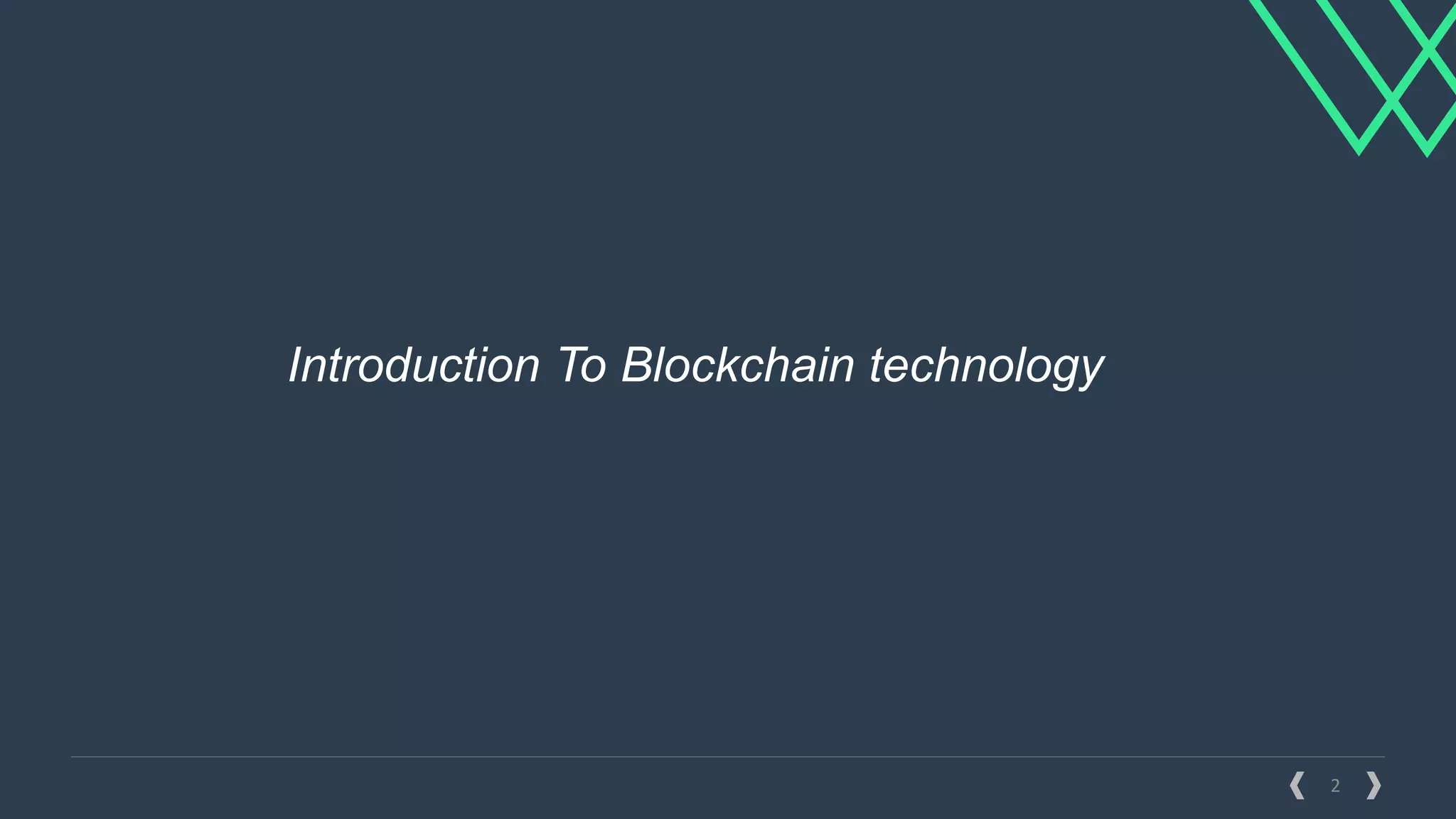 Introduction To BLOCKCHAIN | PPT