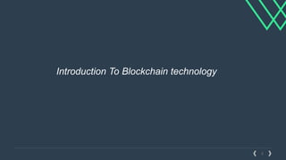 Introduction To BLOCKCHAIN | PPT