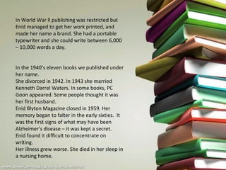 Enid blyton | PPS