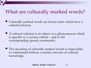 Translating Culturally Marked Words from Serbian into Western World ...