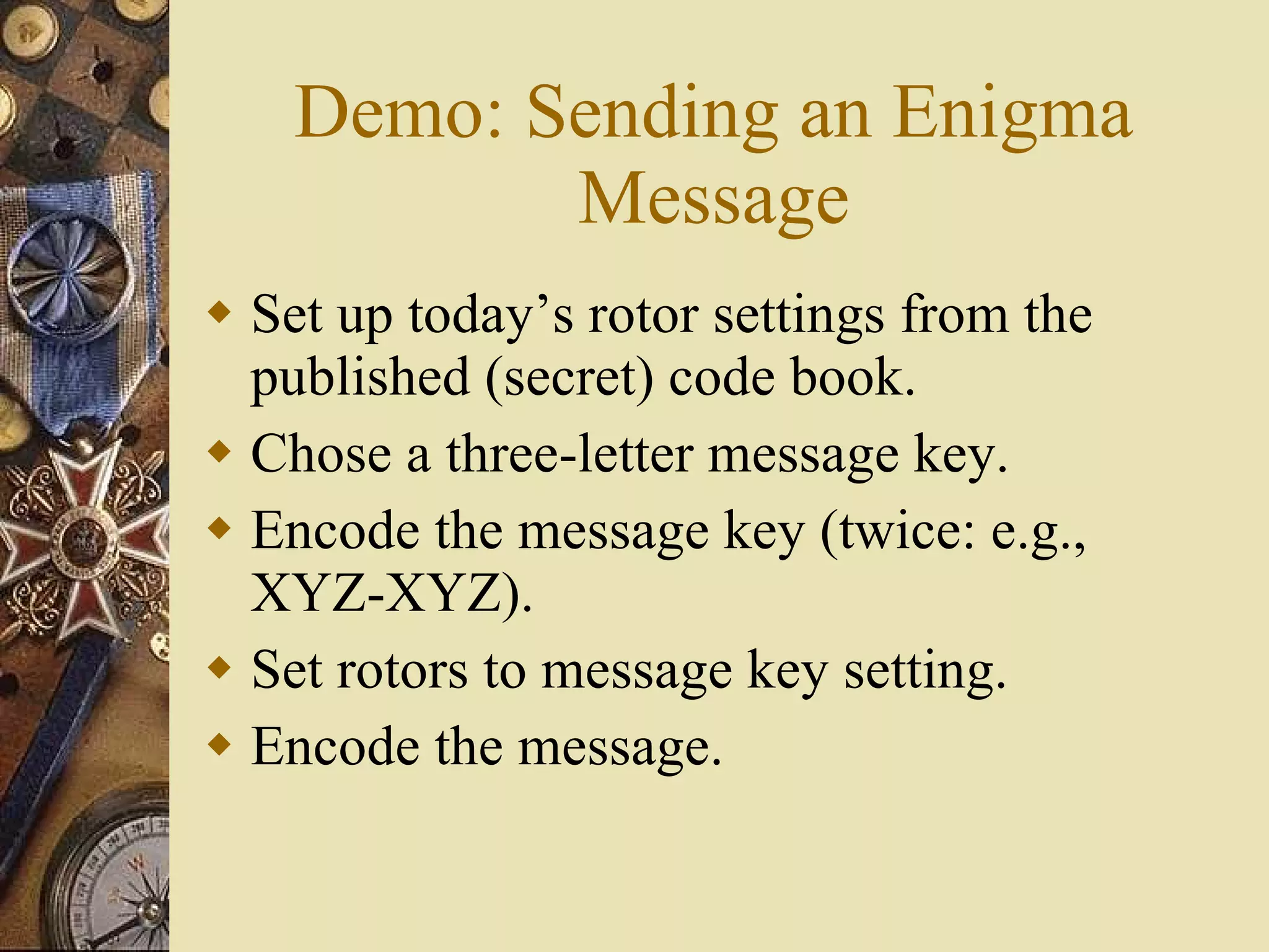 Enigma History | PPT | Death, Injury, or Military Conflict | Sensitive Topics