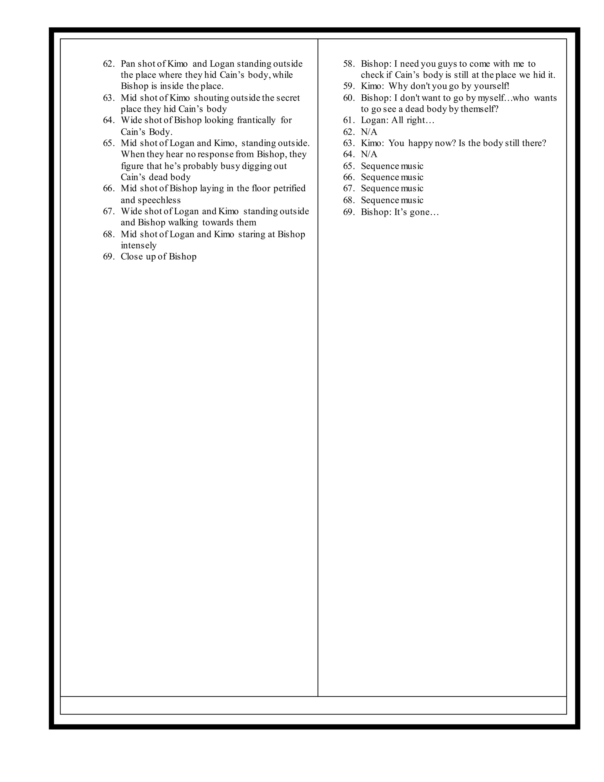 Enigma - Production Script | PDF