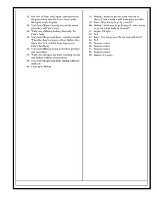 Enigma - Production Script | PDF