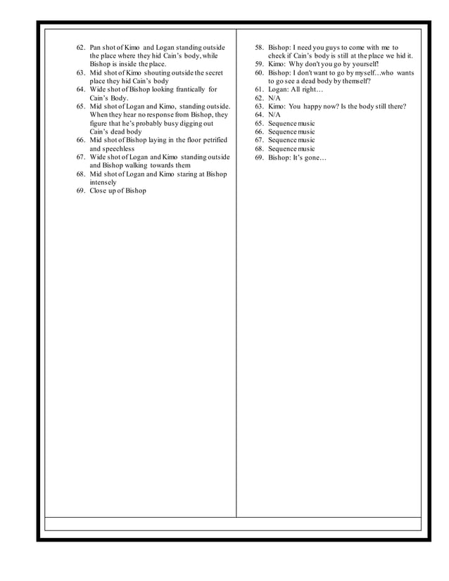 Enigma - Production Script | PDF