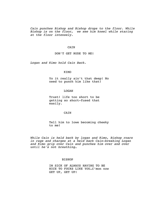 Enigma - Script First draft) | PDF