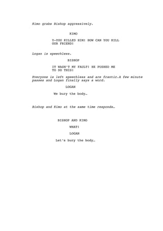 Enigma - Script First draft) | PDF