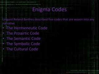 Enigma codes | PPT
