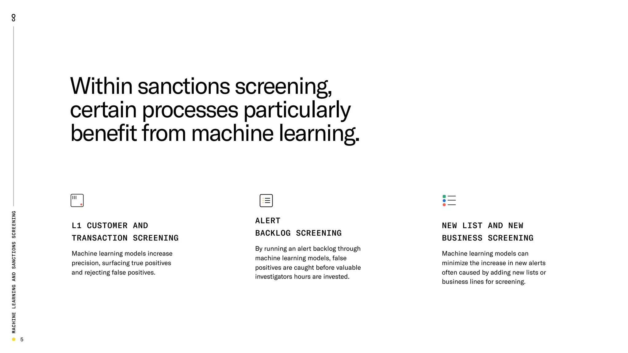 Machine learning for sanctions screening | PDF