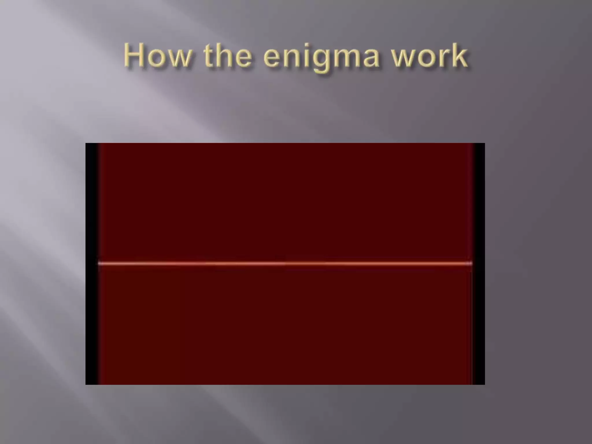 Enigma & radar | PPTX