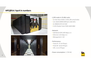 Data Driven Innovation Open Summit: HPC@ENI. Marco Bianchi, ENI | PDF