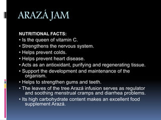 PRESENTACIÓN EN INGLES DE MERMELADA DE ARAZA | PPT