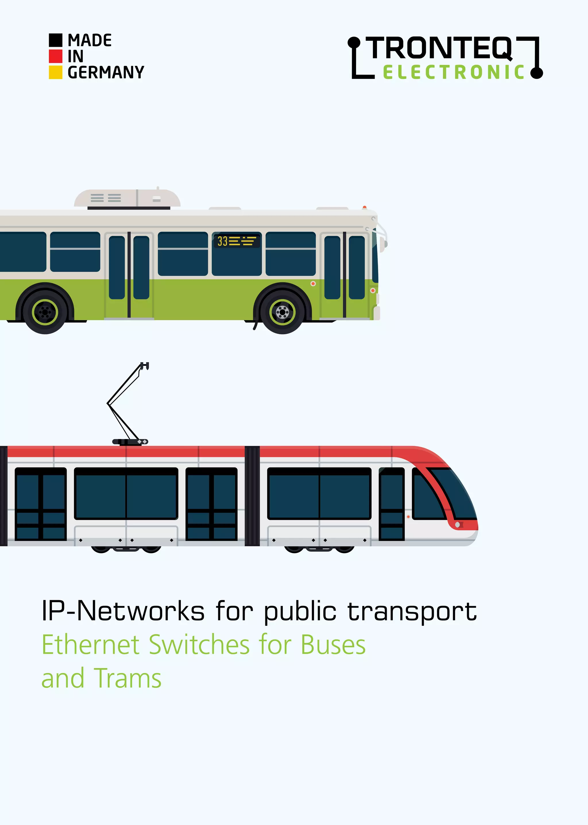 IP-Networks for Buses and Trams in Public Transport | PDF