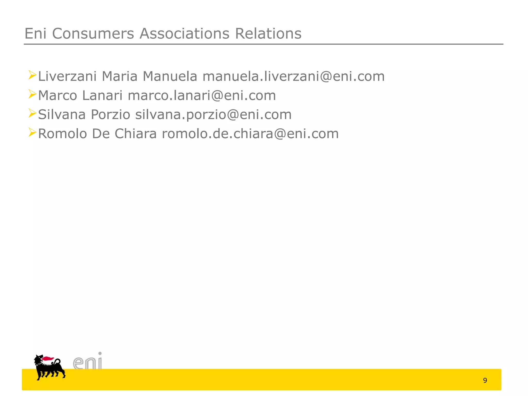Eni presentation conciliation process | PPT