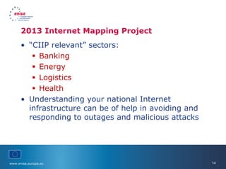 Enisa internet mapping project-20130523 | PPT