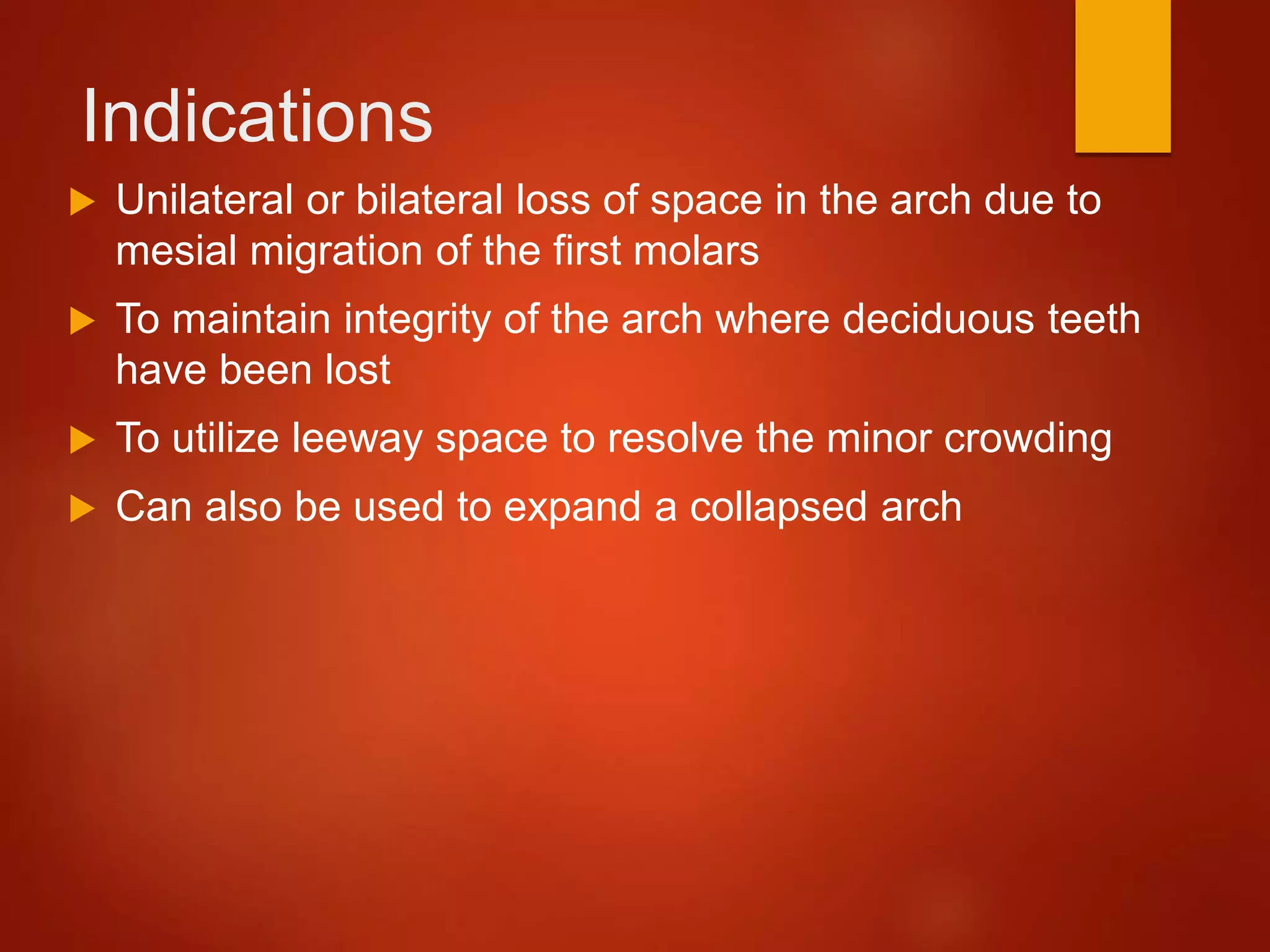 Space regaining procedure in pediatric dentistry | PPTX