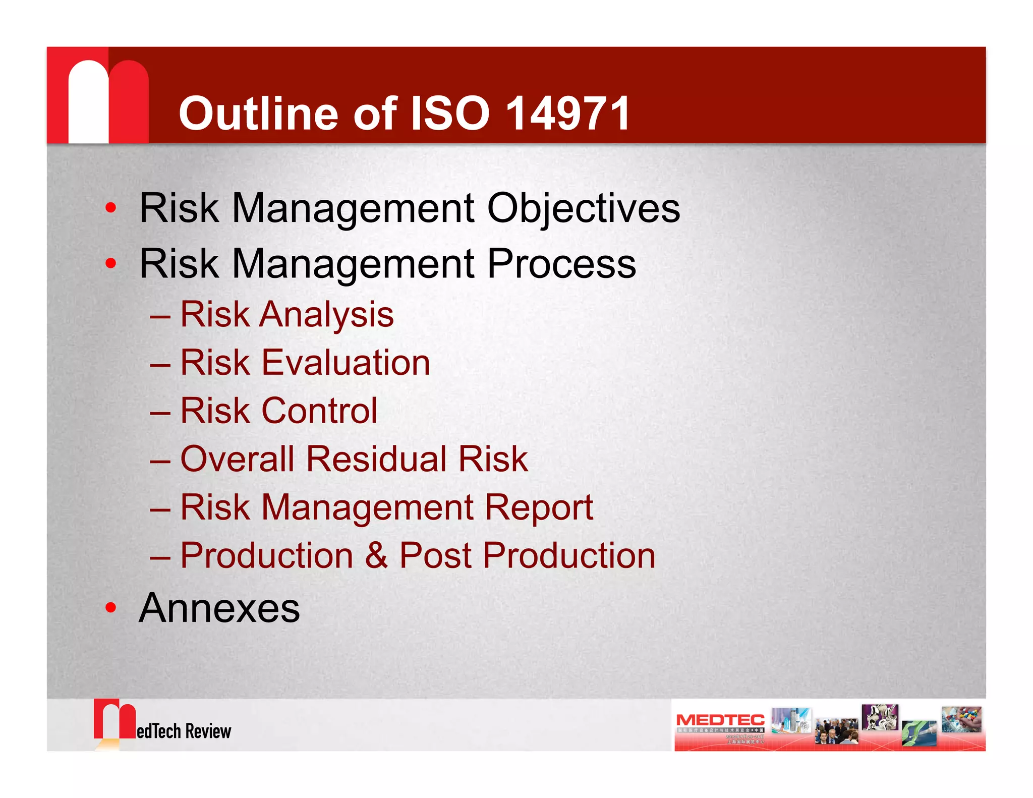 EN ISO 14971 - Transitioning to 2009 version | PDF