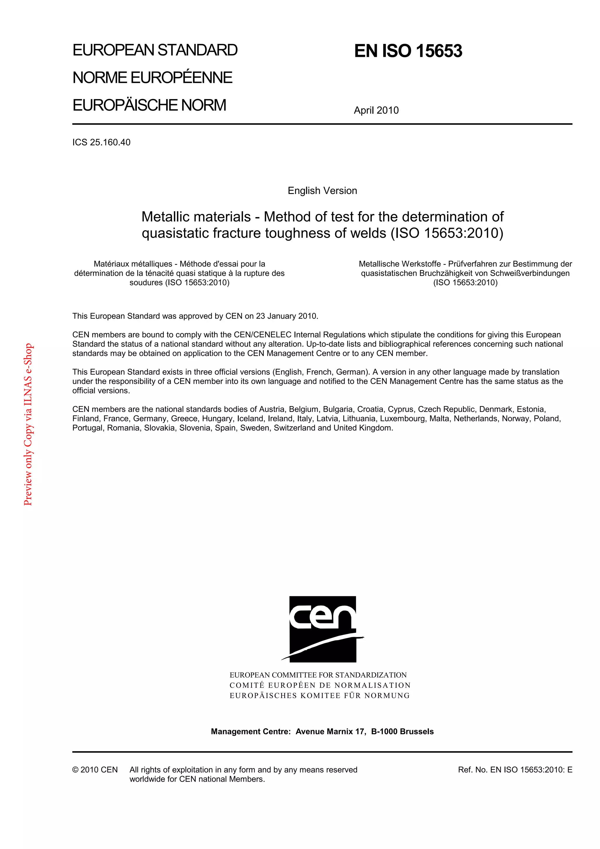 En iso 15653{2010}_(e)_codified | PDF