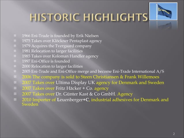 Eni Trade Int. Presentation 10 | PPT