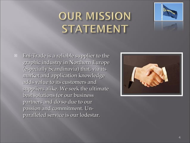 Eni Trade Int. Presentation 10 | PPT