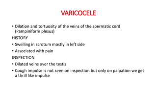 DIFFERENTIAL DIAGNOSIS OF INGUINOSCROTAL SWELLING | PPTX