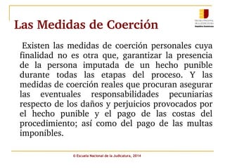 ENJ-300: Las Medidas de Coerción | PPT
