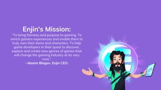 Enjin Coin - Pitch Deck For Investors | PPT