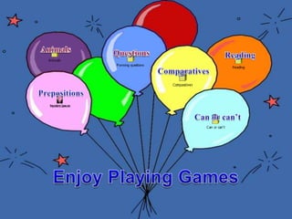 Enjoy playing-games | PPT