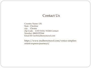 Enjoy your luxury holidays on the venice simplon orient-express train ...