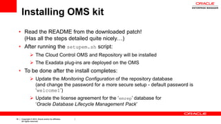 Oracle Exadata Management with Oracle Enterprise Manager | PDF