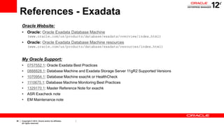 Oracle Exadata Management with Oracle Enterprise Manager | PPT