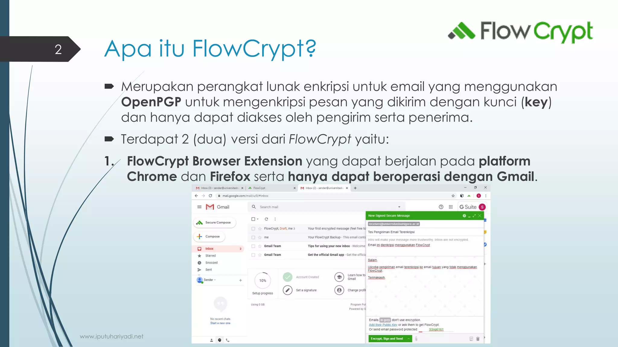 Enkripsi Email Dengan FlowCrypt | PPT