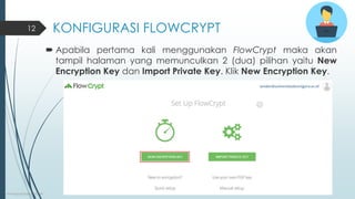 Enkripsi Email Dengan FlowCrypt | PPT
