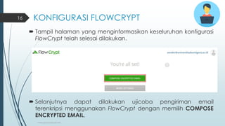 Enkripsi Email Dengan FlowCrypt | PPT