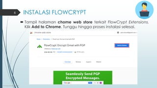 Enkripsi Email Dengan FlowCrypt | PPT