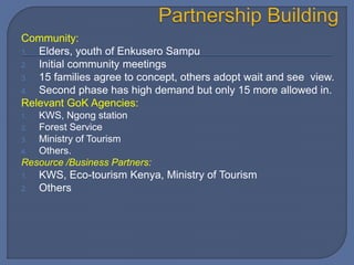 Enkusero sampu conservancy model | PPTX