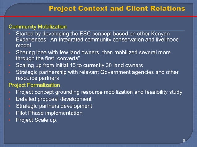 Enkusero sampu conservancy model | PPT