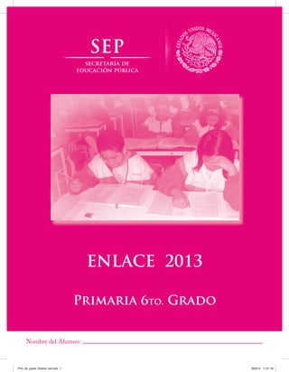 EXAMEN Enlace 2013 | PDF