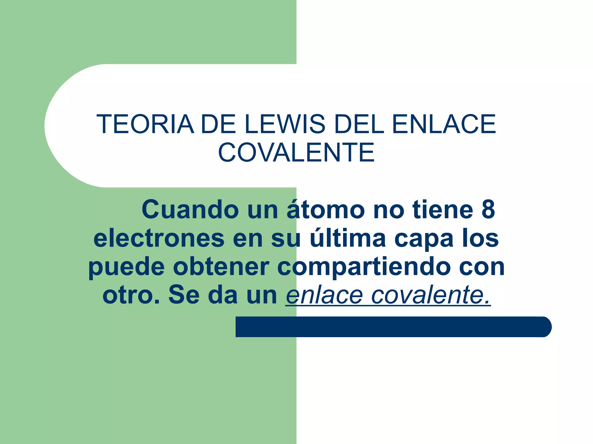 Enlace covalente | PPT