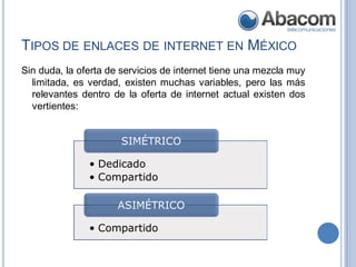 ¿Cuando debo elegir un enlace dedicado? | PDF
