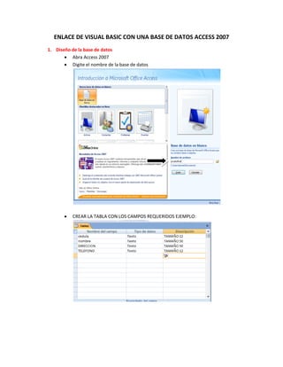 base de datos y visual basic