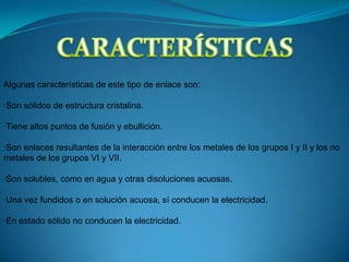 Enlace ionico | PPTX