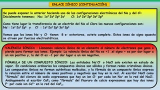 Enlace ionico | PPTX