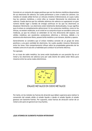 Enlaces metalicos | DOCX