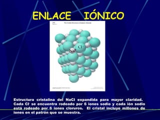 Enlaces quimicos | PPT