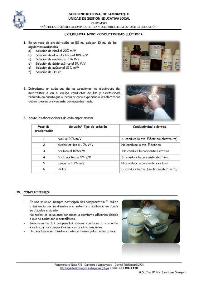 Informe De Práctica De Laboratorio De Enlaces Químicos