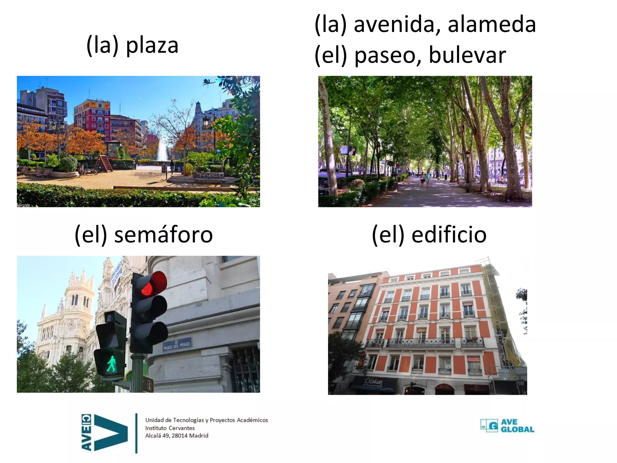 Vocabulario A2/B1. En la ciudad | PPT