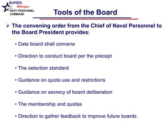 Selection Board Brief FY15-16 | PPTX