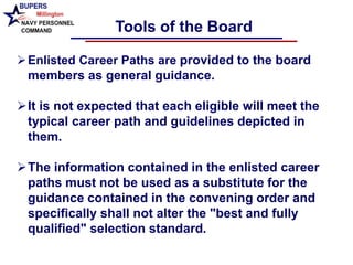 Selection Board Brief FY15-16 | PPTX